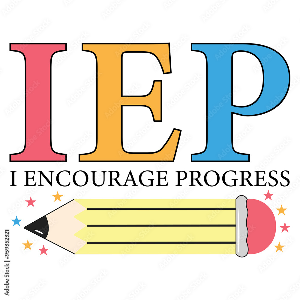 IEP Encourage Progress, dalmatian dots, retro vintage, race checkered ...