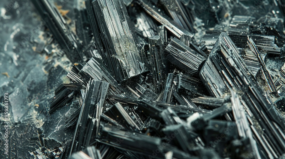 Asbestos Chrysotile Fibers Under Microscope: Detailed Structure and ...