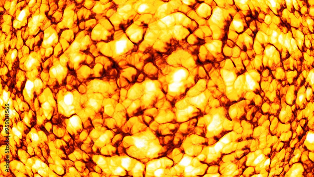 Moving boiling 3d liquid. Motion. Moving boiling formations on surface ...