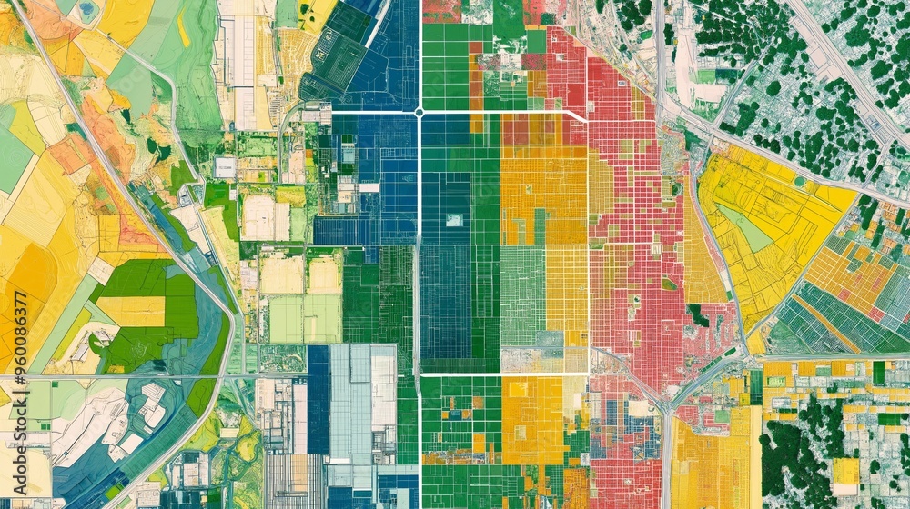 Color-coded map highlighting healthcare access disparities and social ...