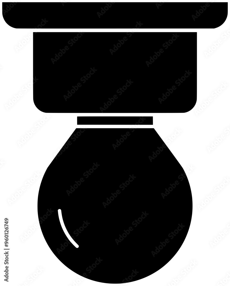 art illustration room silhouette manual logo bulb icon office outline ...