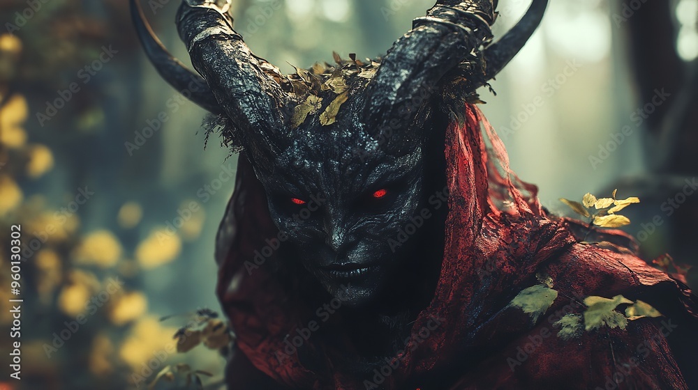 Awe-Inspiring Gorgon Monster Digital Portrait A Hauntingly Beautiful ...