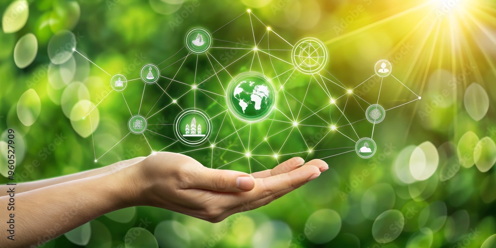 Sustainable Development and ESG Concepts with Eco-Friendly, Net Zero ...