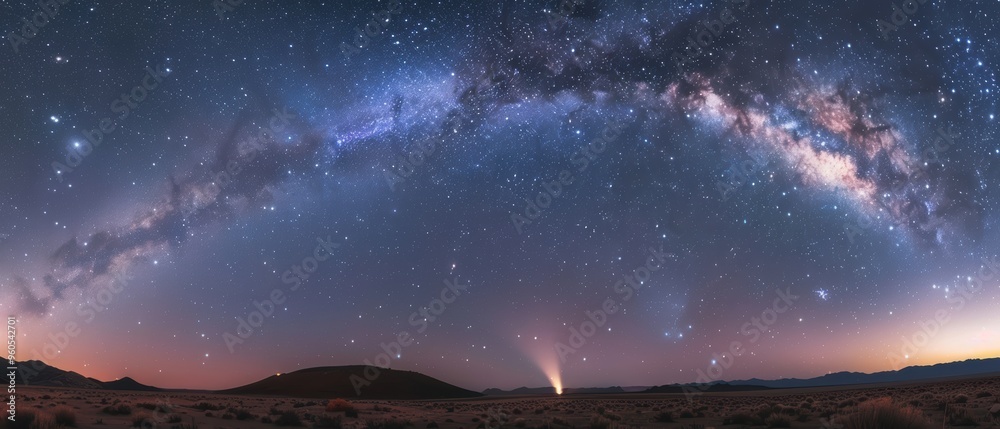 Cosmic Spectacle: Stunning Image of the Milky Way and Comet for ...