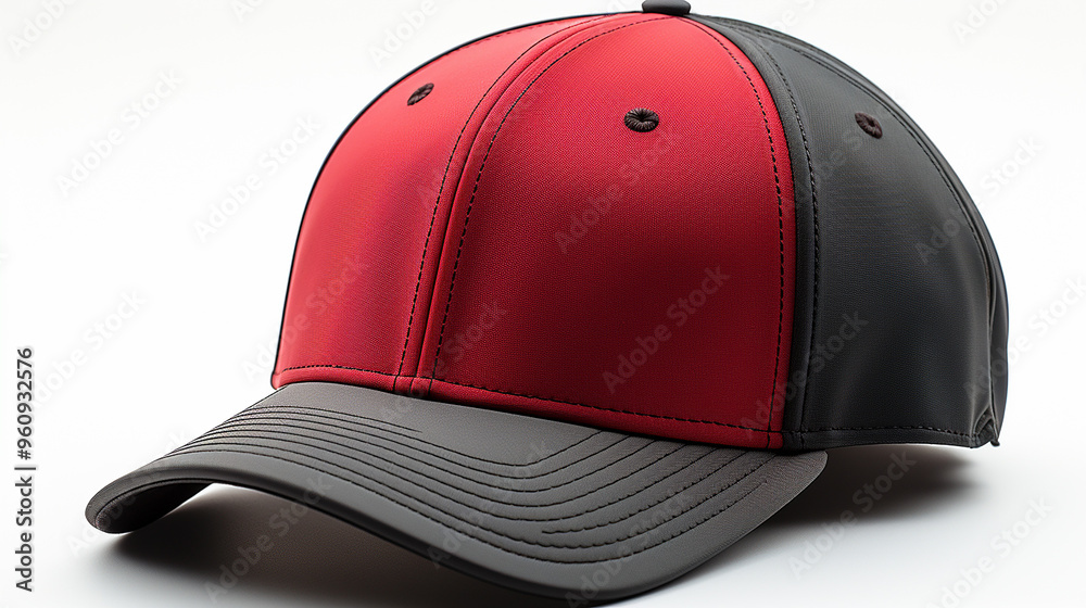 red cap photo for 3d mockup Stock Photo | Adobe Stock