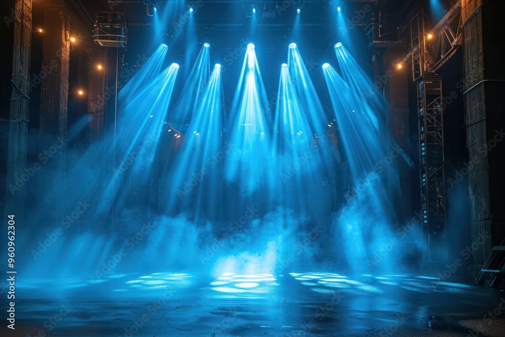 Theater Lighting Ramp with Powerful Spotlights for Film Studio Setups ...