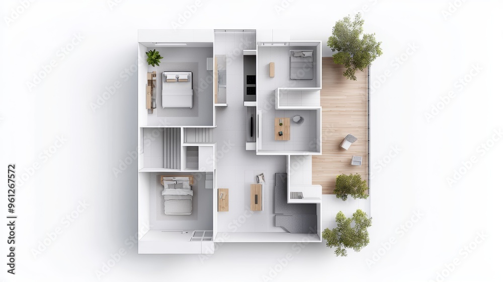Case Study, Symmetry in Minimalist Residential Design, Analyze a ...