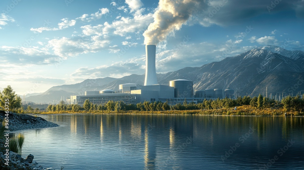 Visualization of nuclear waste containment post-fission, focusing on ...