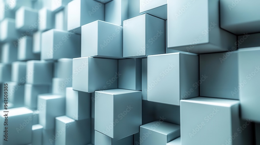dimensional illusion a hypnotic tessellation of cubes seemingly ...