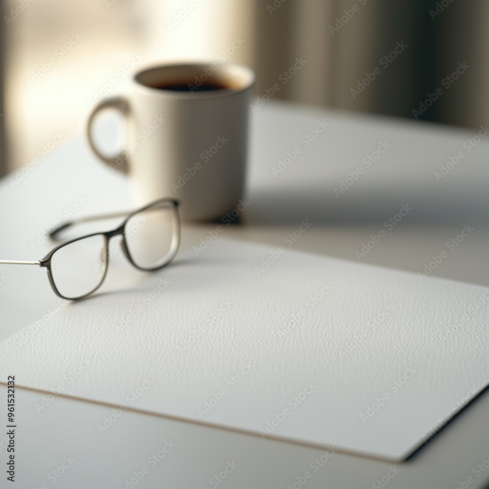 Strategy Mapping: Business Model Canvas on Office Desk with Copy Space ...