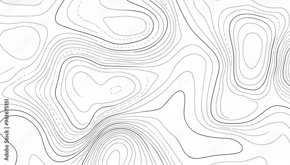 Abstract pattern with swirls Abstract White wave paper curved reliefs ...