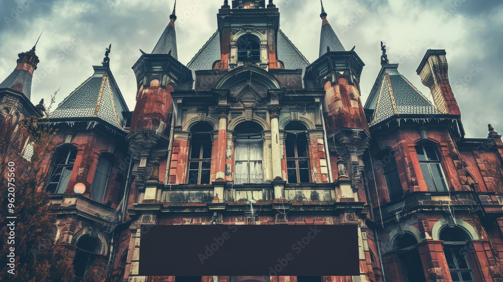Abandoned Victorian Mansion With Eerie Architecture. This Derelict ...