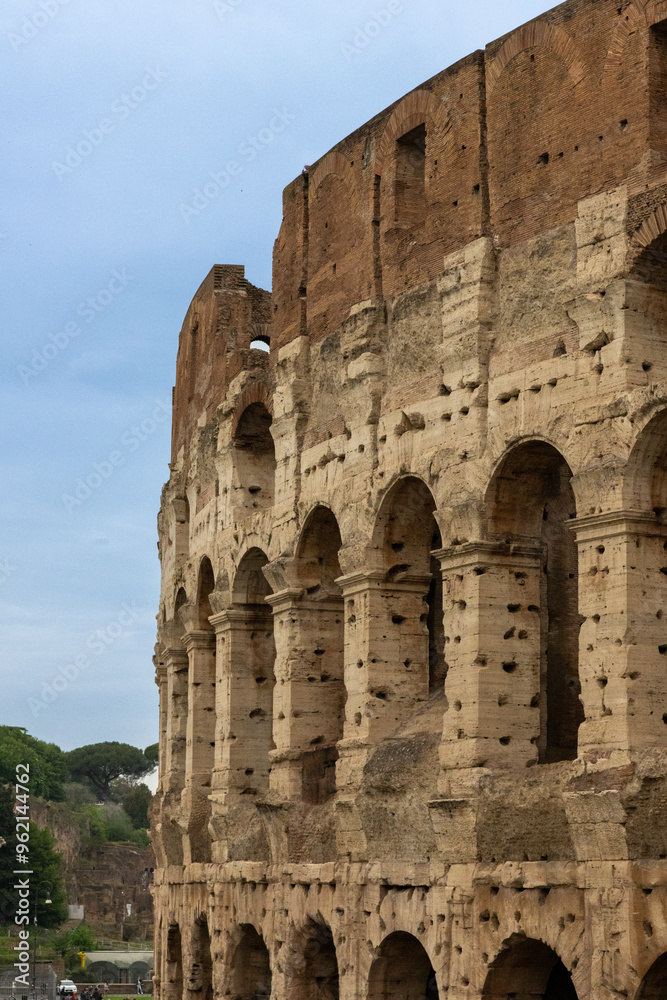 Roman Colosseum, the largest ancient amphitheatre ever built, Italy ...