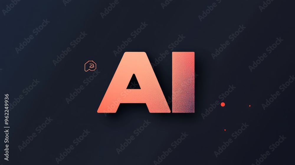 Contemporary logo design with "AI" in a bold, cutting-edge font ...