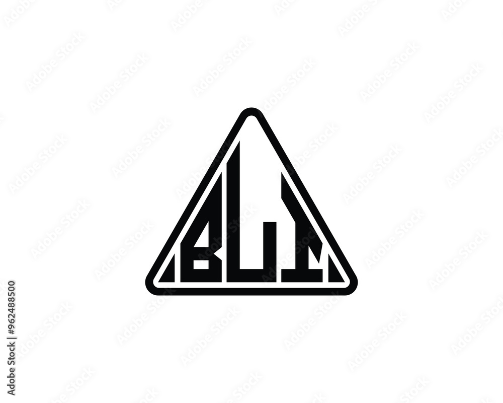BLI logo design vector template. BLI Stock Vector | Adobe Stock