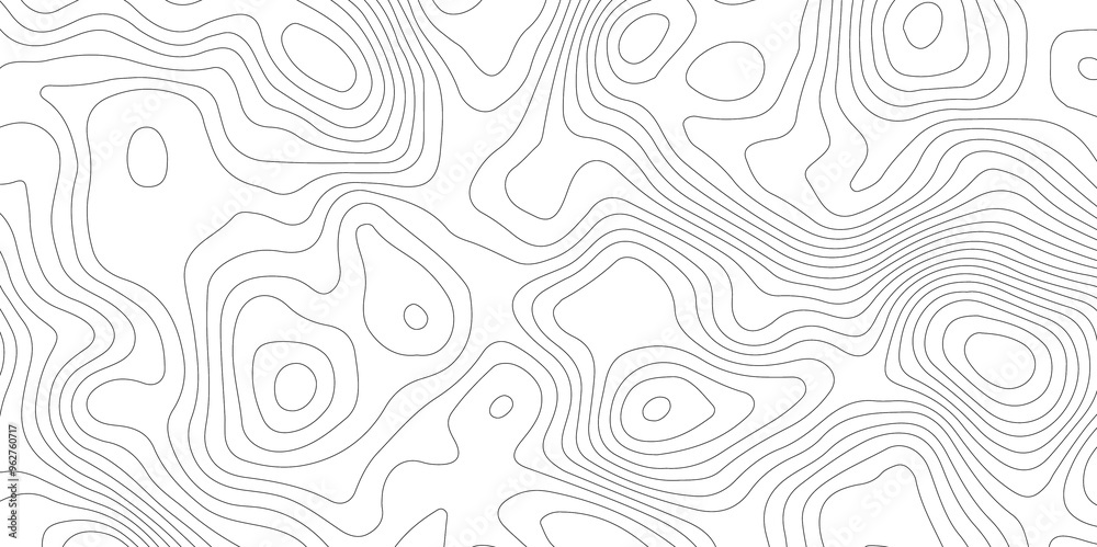 White topography topology vector white background fresh contour map ...