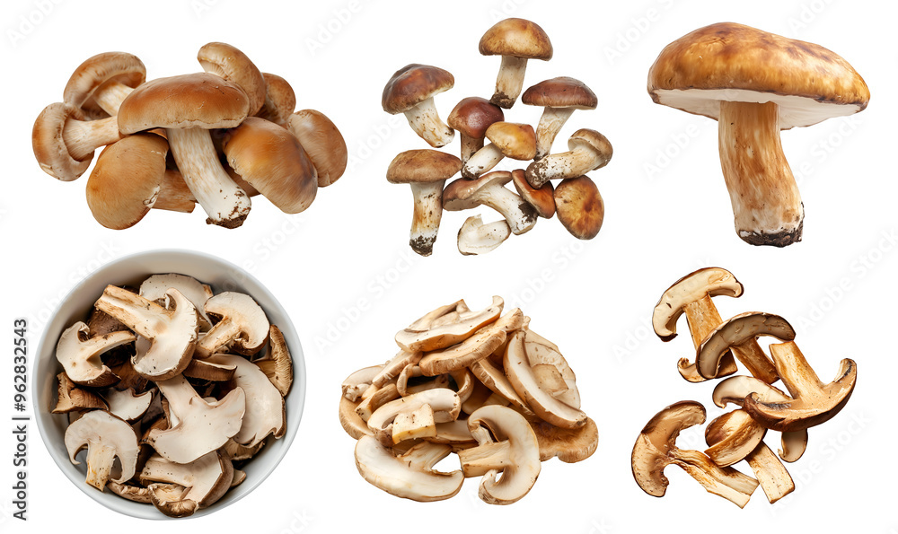 Porcini Boletus Edulis Penny mushrooms fungus fungi vegetable, many ...