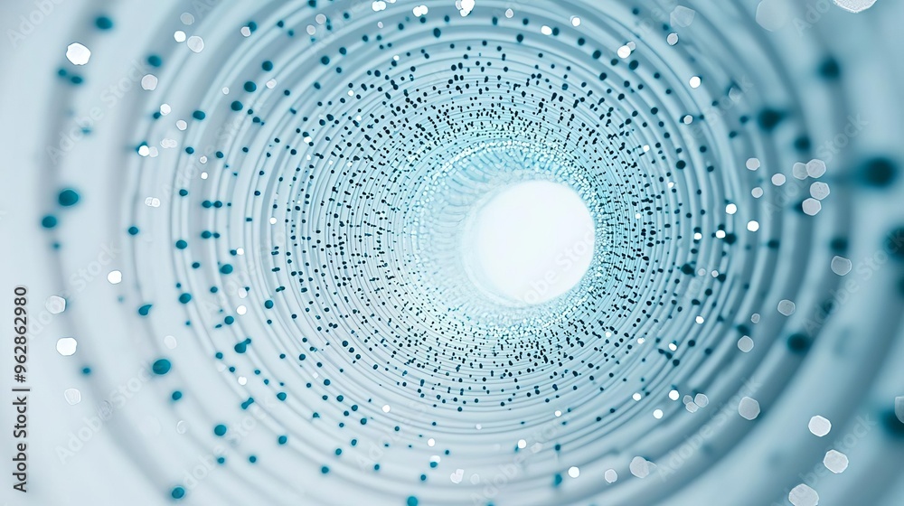 Business ecosystem visualized as growing concentric circles connected ...