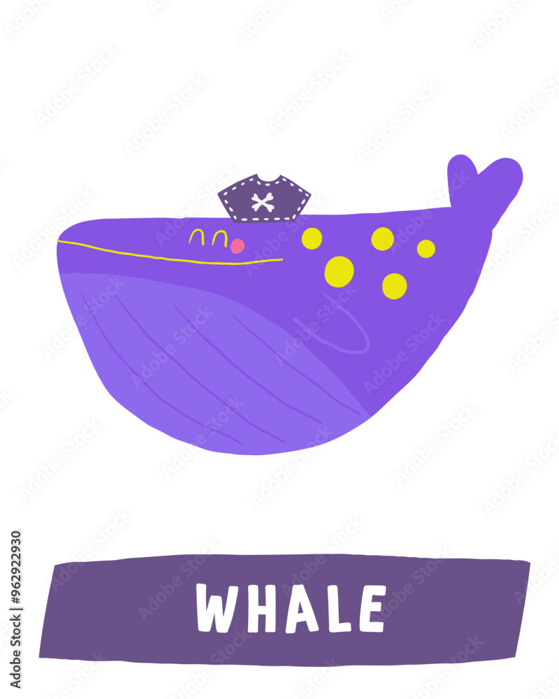 Learn pirate objects flashcard. Learning English words for kids. Cute ...