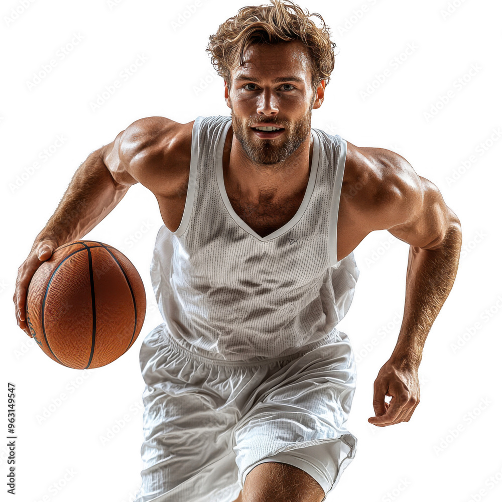Basketball Player Man isolated on a transparent background png file no ...