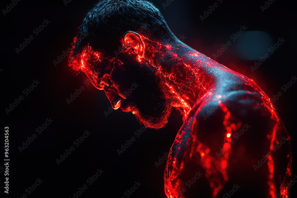 Subacromial pain syndrome background wallpaper design, modern creative ...