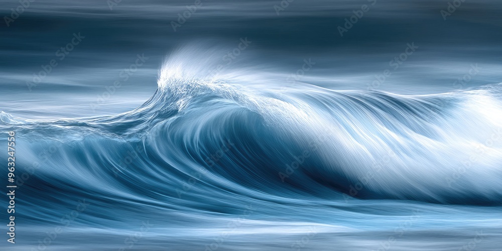 Ocean waves represent the never-ending cycle of life, embodying change ...