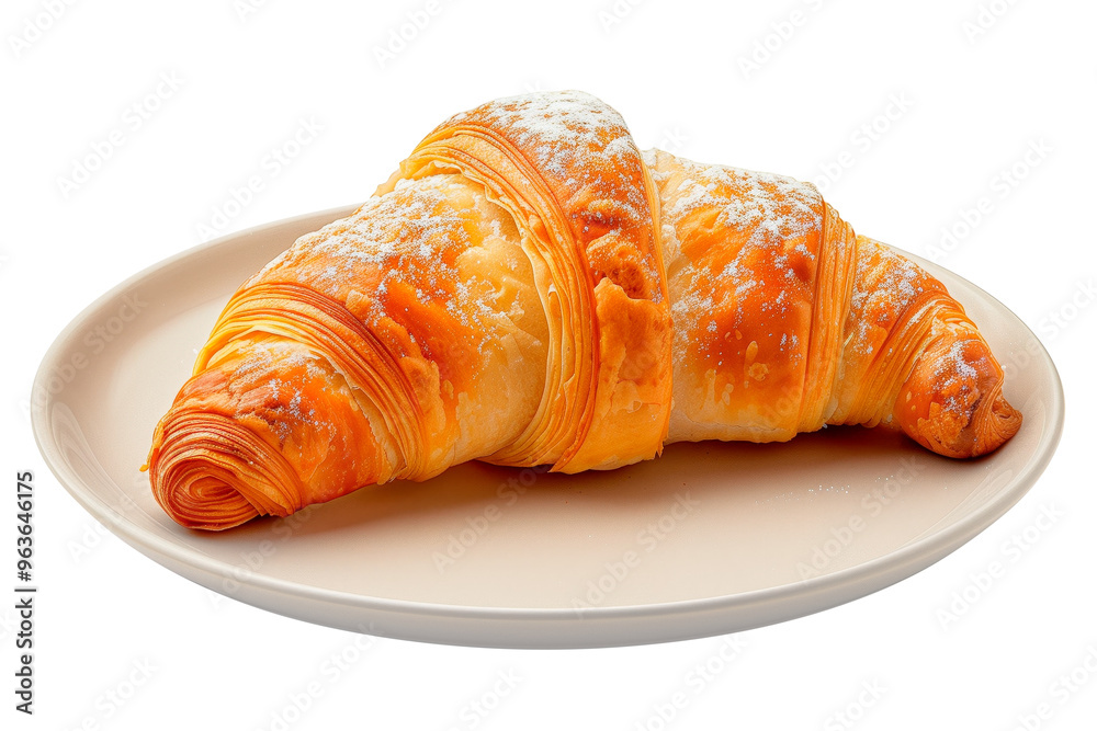 Croissant cornetto isolated on white or transparent background ...