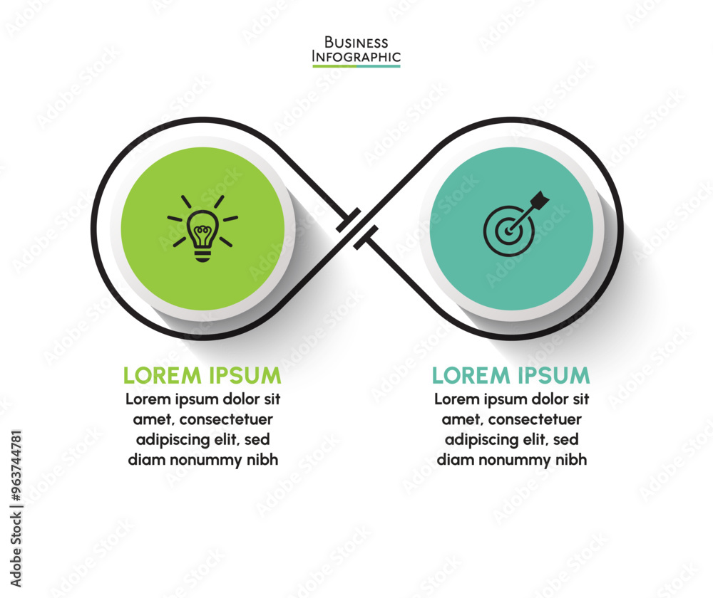 Business data visualization. timeline infographic icons designed for ...