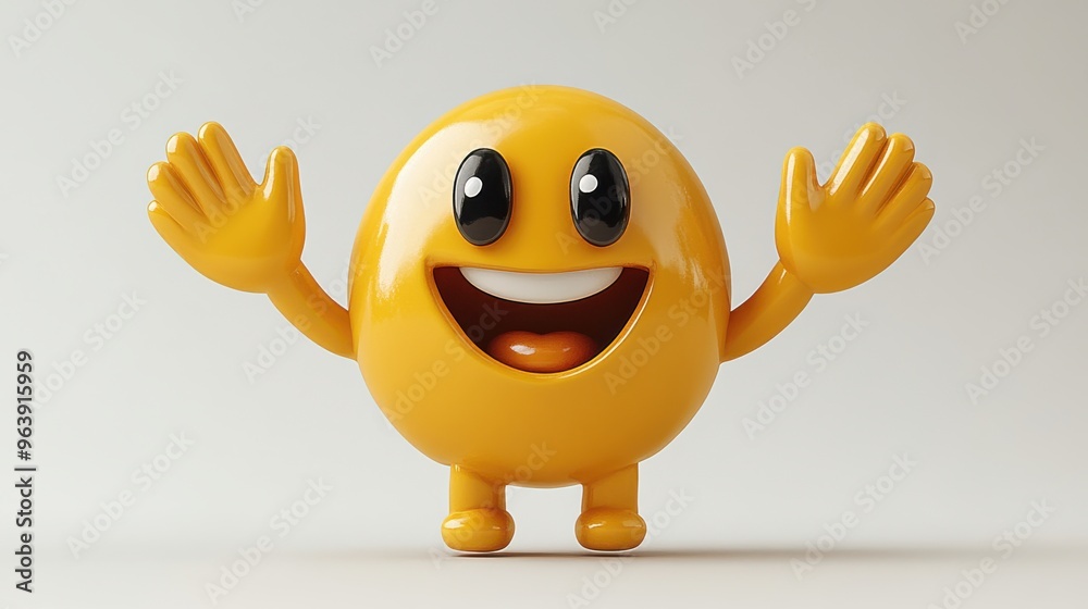 looping animation of clapping cartoon character hands animate3d ...