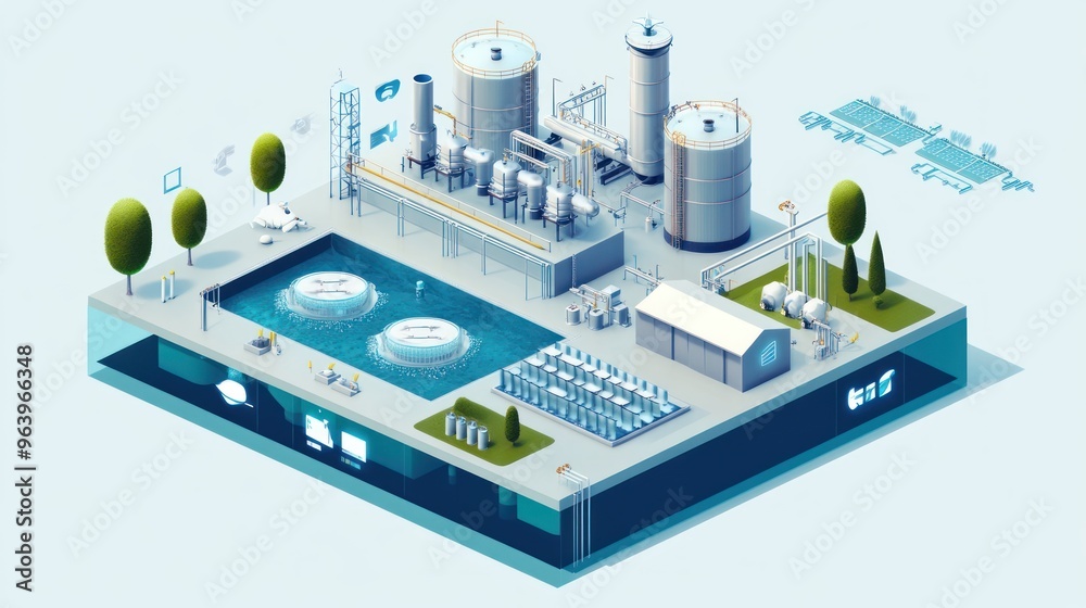 isometric a visual demonstration of how hydrogen energy is used in the ...