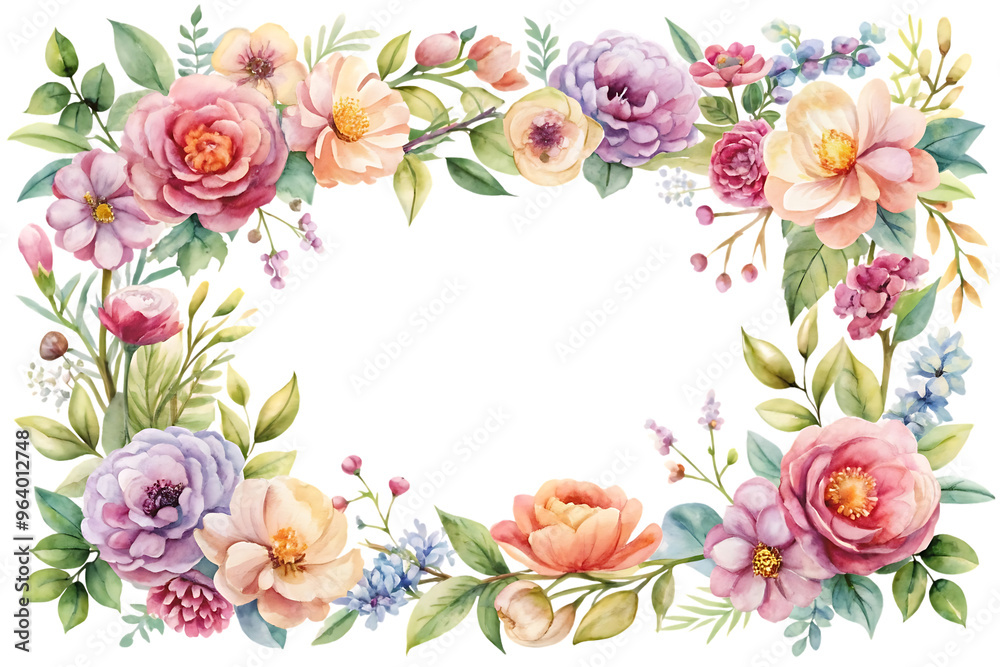 Elegant Flower Frames for Your Designs, Transparent PNG Flower Frames ...