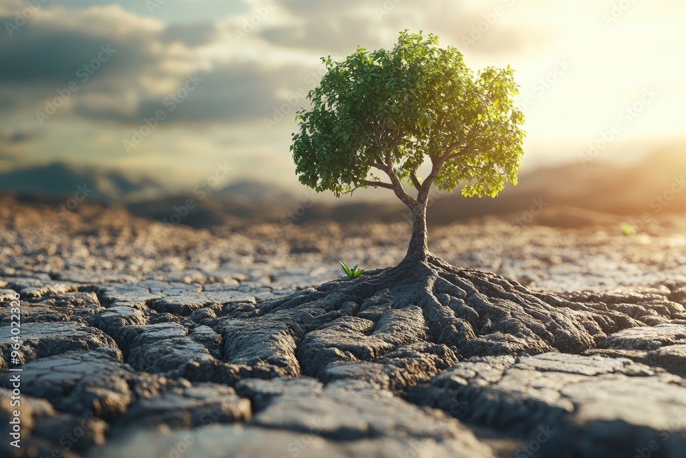 World Environment Day 2024 concept - Land restoration, desertification and drought resilience ...