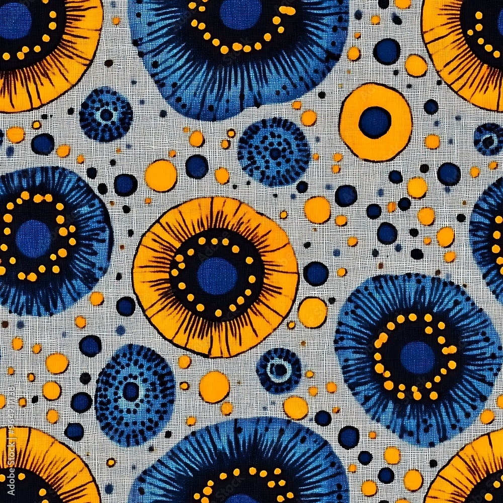 Ilustración de Stock Shweshwe Pattern - A cotton fabric pattern known ...
