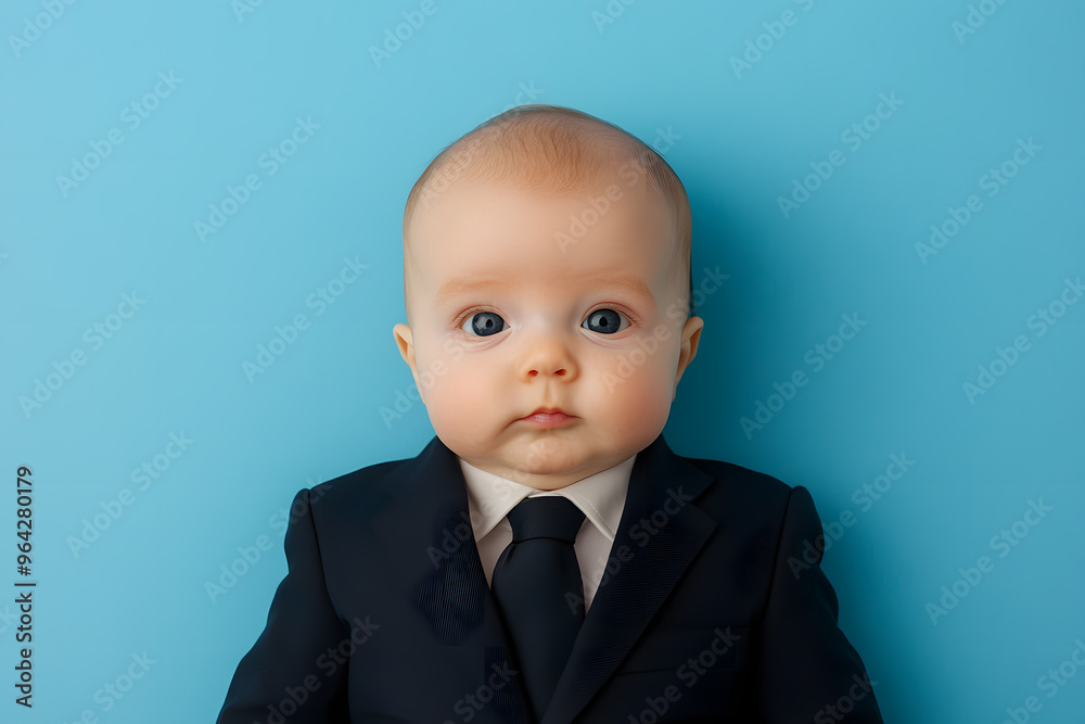 Corporate World with a Baby Dressed Like a Boss | Playful Take on ...