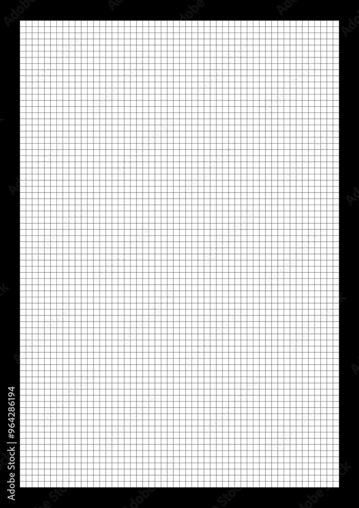 Graph paper style grid with a separate border and a transparent ...
