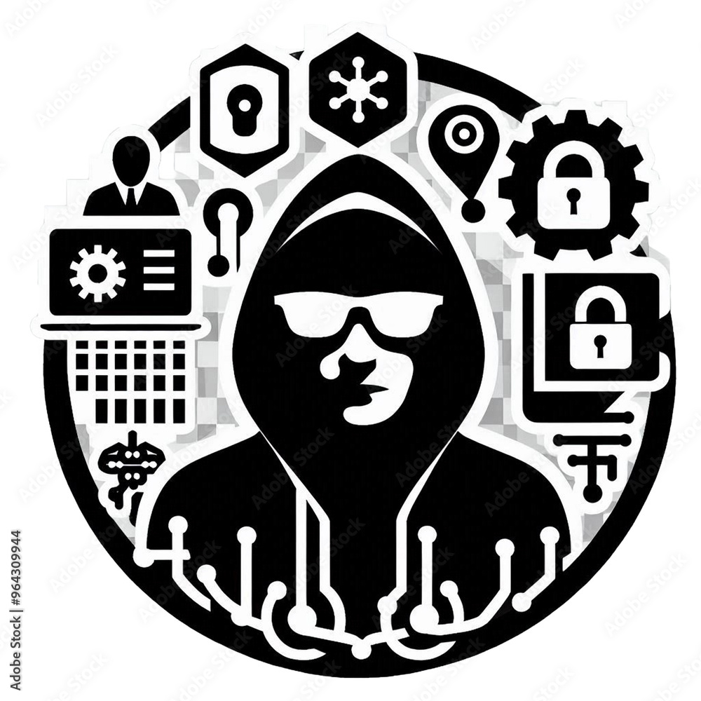 hacker with laptop computer emoji 3d smiley face smile isolated on ...