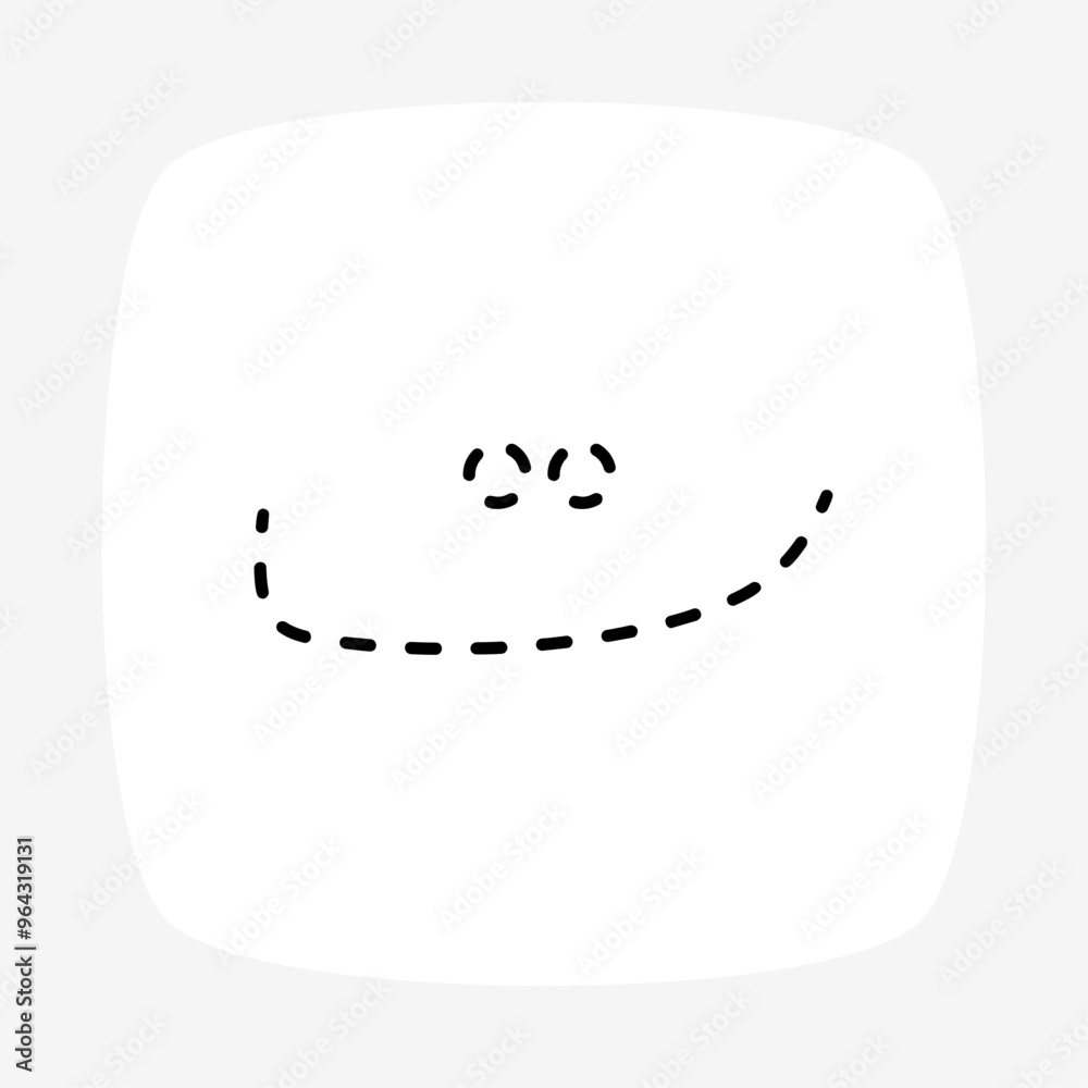 Urdu Alphabet Character Tay in Dotted Style isolated on white rounded ...