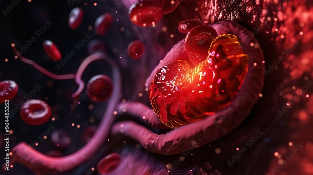 Ilustración de Stock A comprehensive view of cholecystitis showing the ...