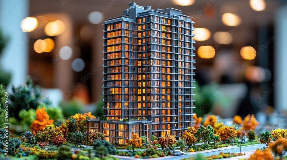 multi-floor residential building housing project for under-construction ...