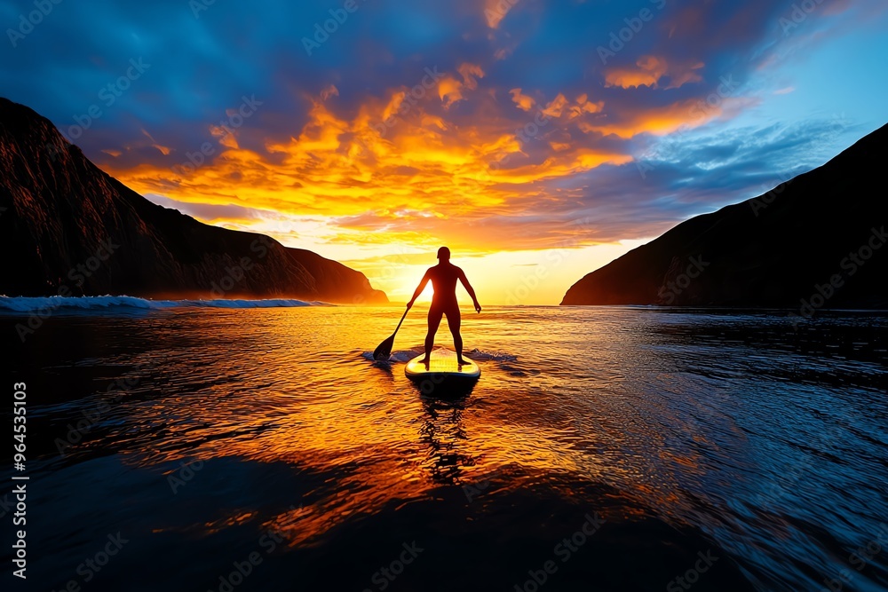 SUP surfing, early morning waves, quiet ocean moments lets you enjoy ...