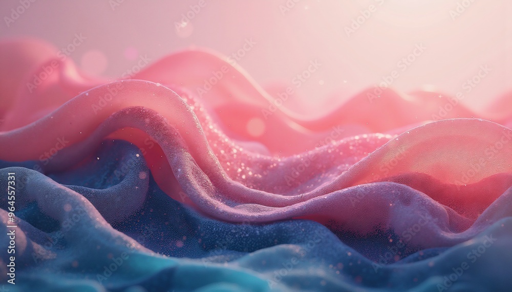 Elegant abstract background with textile-inspired wave designs, smooth ...