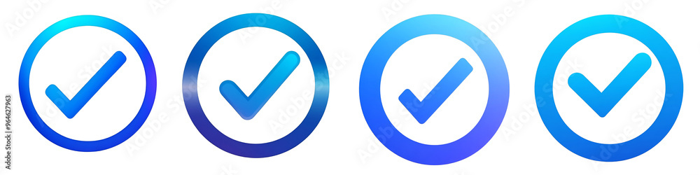 Accept clipart collection, symbol, logos, icons isolated on transparent ...