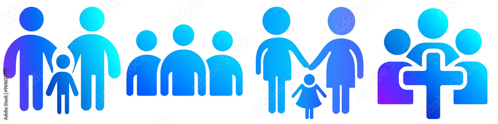 Family Healthcare clipart collection, symbol, logos, icons isolated on ...
