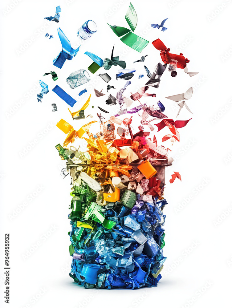 recycling waste plastic environment sustainability pollution trash eco ...