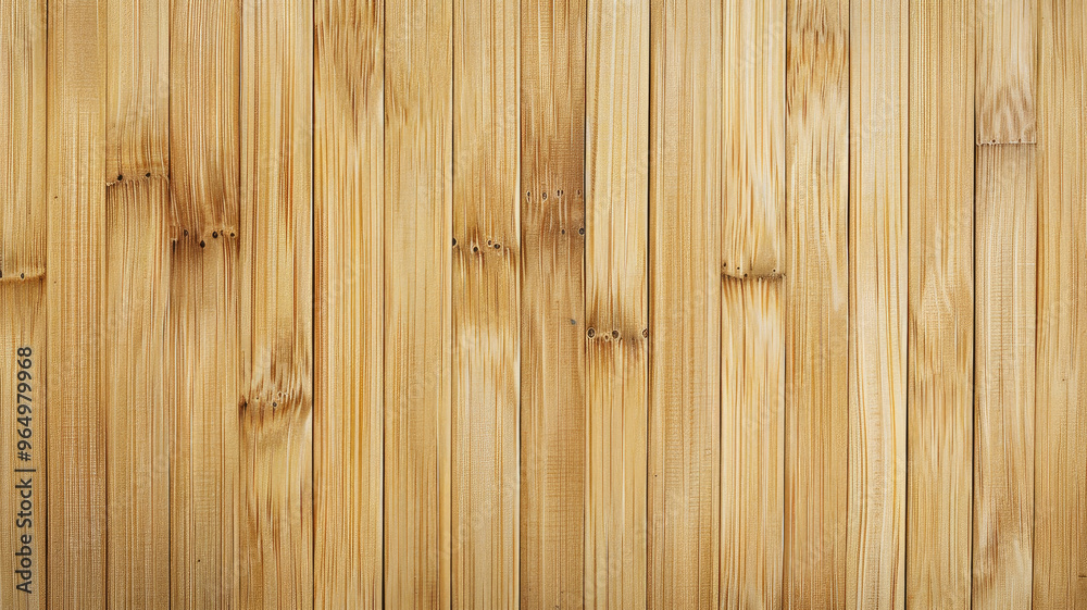 Seamless natural bamboo wood texture with vertical grain and light tan ...