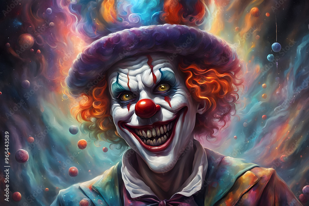 clown horror awful halloween graffiti airbrushing techniques ai ...