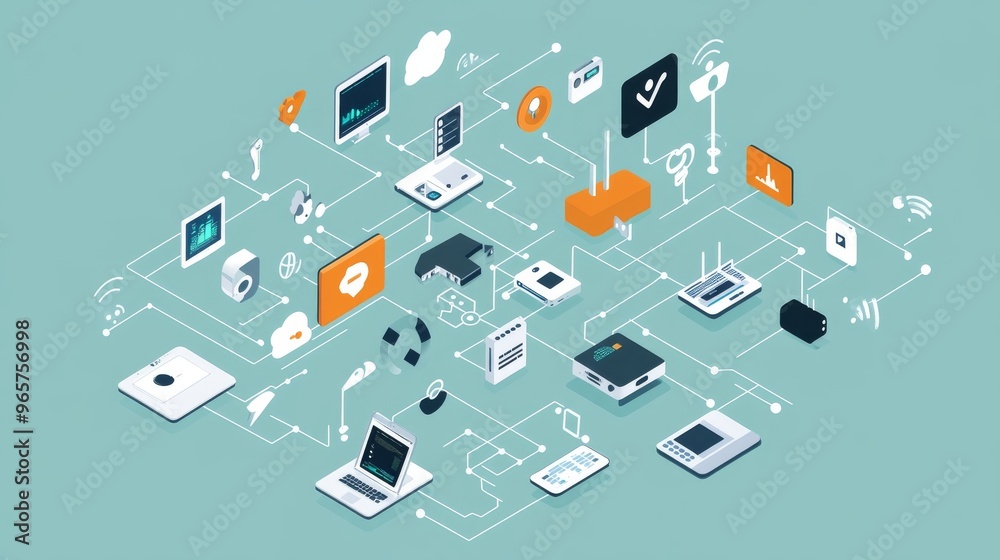 A visual representation of the Internet of Things in a scientific ...