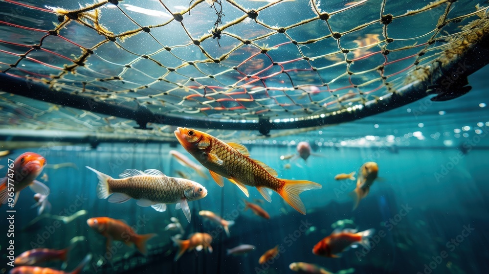 Sustainable aquaculture practices are being developed to reduce ...