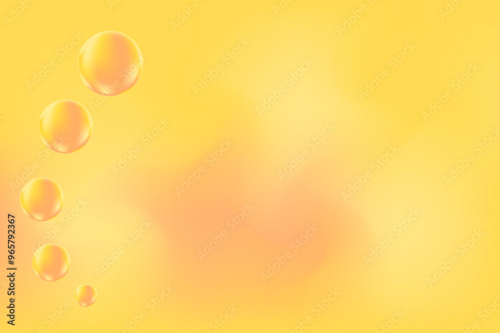 Abstract yellow, peach color background with blurry gradient texture ...
