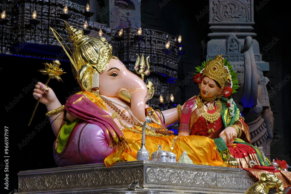 09 September 2024, Pune, Maharashtra, India, Beautiful sculpture of ...